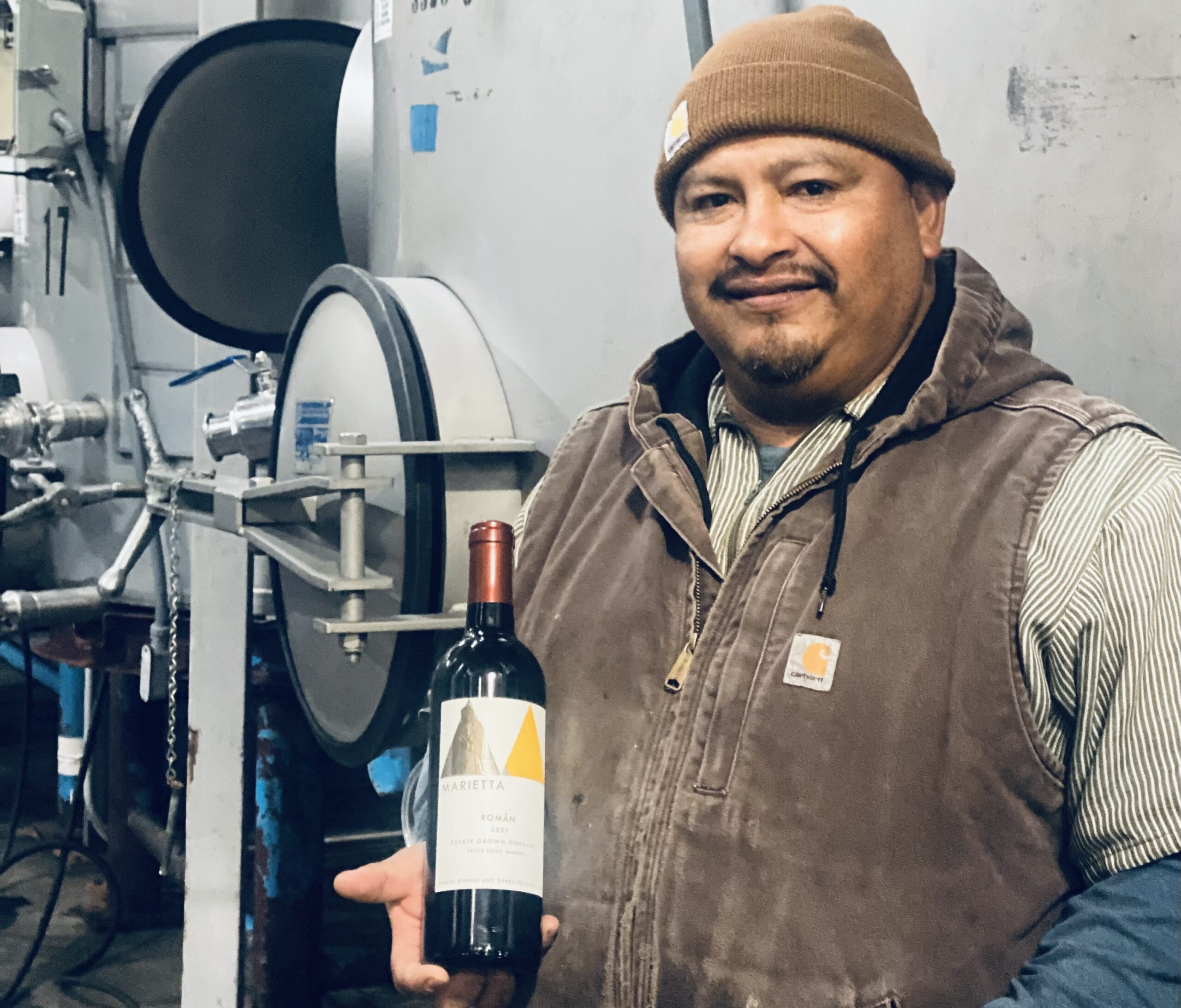 Román Zin in The NY Times | Marietta Cellars